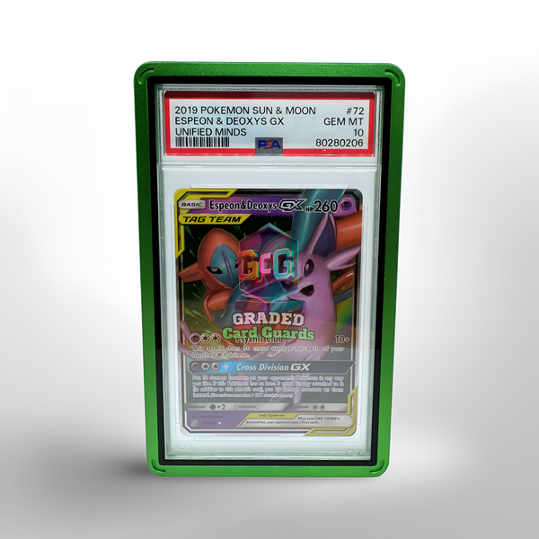 PSA Magnetic Card Guard (Green) – Graded Card Guards